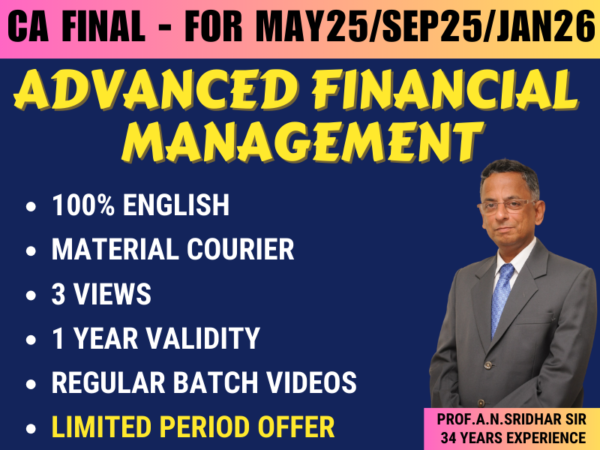 CA FINAL ADVANCED FINANCIAL MANAGEMENT REGULAR || CC815 - Masterminds India