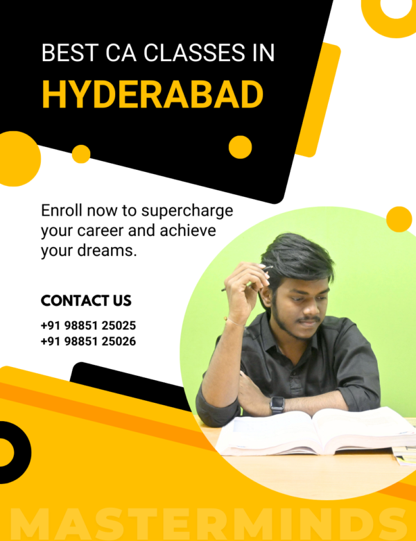 Best CA Classes in Hyderabad |CA Coaching in Hyderabad - Masterminds