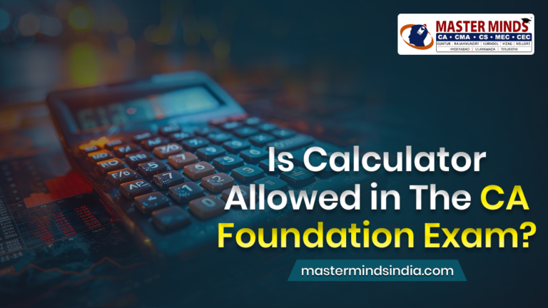 Is a Calculator Allowed In The CA Foundation Exam?